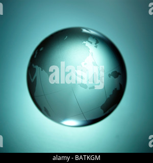 Earth globe, centred on the Indian Ocean Stock Photo - Alamy