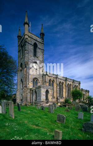 St. Mary's Church, Belford, England, United Kingdom Stock Photo - Alamy