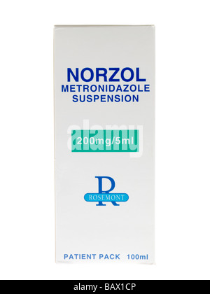 Norzol Metronidazole Suspension Stock Photo - Alamy