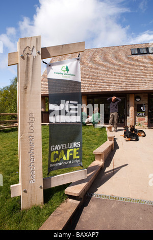 Forestry Commission cafe and visitor centre at Beechenhurst Lodge ...