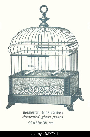 Ornate Green Bird Cage C Stock Photo - Alamy
