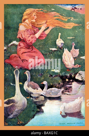 TALE / THE GOOSE GIRL Stock Photo - Alamy