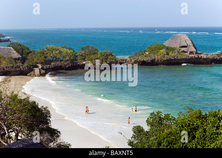 Tourists at beach The Sands Chale Island Coast Kenya Stock Photo - Alamy
