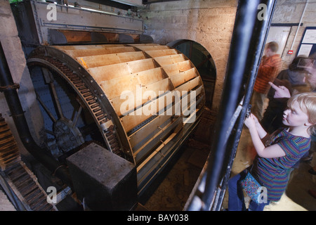 Victorian machinery at Dunkirk Mill centre, Nailsworth, Stroud ...