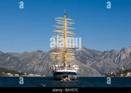 The Royal Clipper Tall-Ship at anchor Stock Photo - Alamy