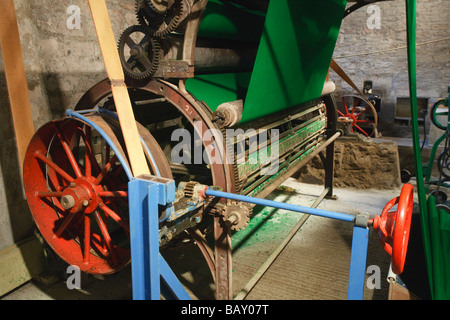 Victorian machinery at Dunkirk Mill centre, Nailsworth, Stroud ...