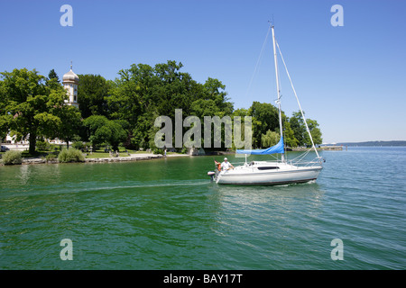 Tutzing on Lake Starnberger See, Upper Bavaria, Germany, Europe Stock Photo: 31662322 - Alamy