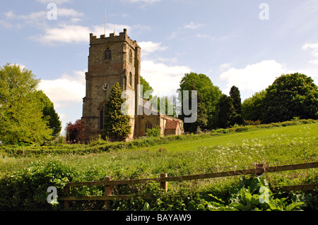 Brinklow village, Warwickshire. Church of St. John the Baptist. A Grade ...