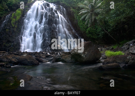 Kepirohi waterfall, Pohnpei (Ponape), Federated States of Micronesia ...