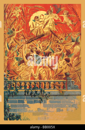 Wheat Angels #2 Stock Photo - Alamy