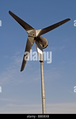 6KW wind turbine manufactured by Proven Energy, suppling electricity to ...