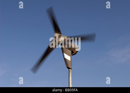 6KW wind turbine manufactured by Proven Energy, suppling electricity to ...