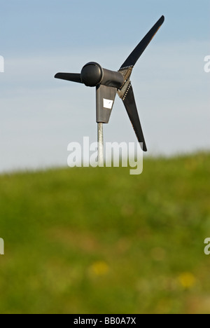 6KW wind turbine manufactured by Proven Energy, suppling electricity to ...
