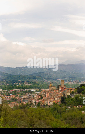 Arcola, La Spezia, Liguria / Italy - 10/15/2020: Aerial view of Arcola ...
