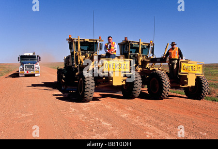 Road grading crew, outback Australia Stock Photo - Alamy