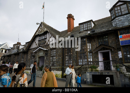 A Victorian British-era building at Shimla, Himachal Pradesh, India ...