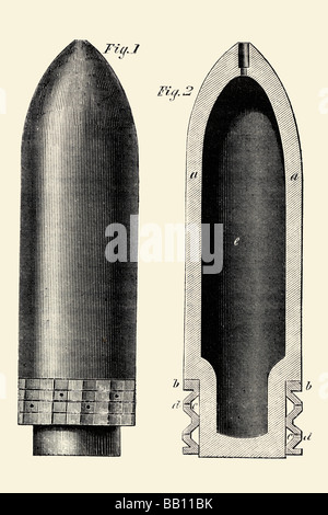 Exploding Artillery Shell for Breech-Loaders Stock Photo - Alamy