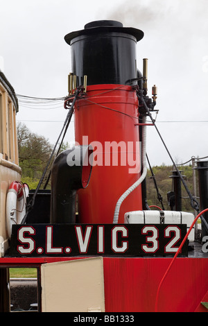 Steam ship funnel Stock Photo - Alamy