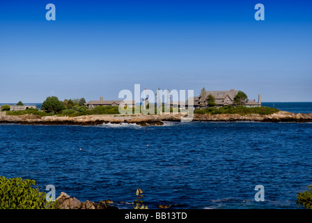 Famous President George H Bush compound in Kennebunkport Maine on Maine ...