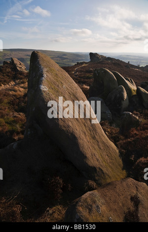 Ramshaw Rocks are a popular gritstone climbing venue between Leek and ...