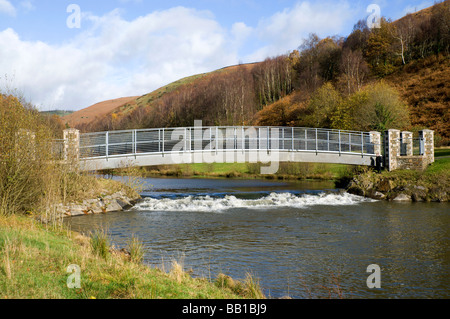 bridge and lake taff bargoed community park near merthyr tydfil south ...