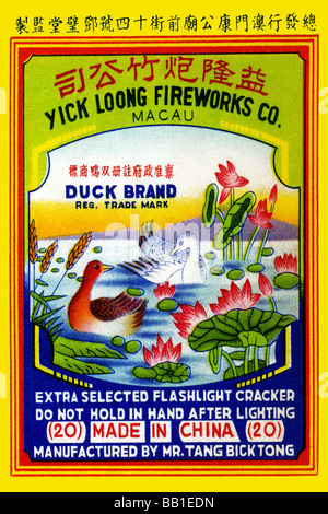 Duck Brand Extra Selected Flashlight Cracker Stock Photo - Alamy
