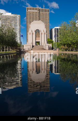 Anzac Memorial Pool of Reflection Hyde Park Sydney Australia aerial ...