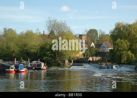 The River Soar at Mountsorrel, Leicestershire, England, UK Stock Photo ...