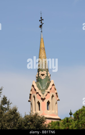 Spain, Gaudi's Parc Guell in Barcelona Stock Photo - Alamy
