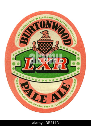 Old British beer label for Burtonwood's Tew-Itt Oatmeal Stout ...