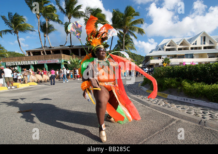 St Martin carnival parade Stock Photo - Alamy