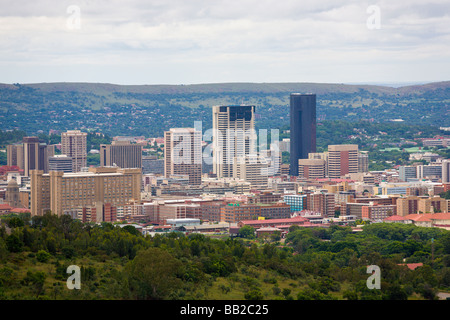 South Africa, Gauteng, Pretoria. A view of Pretoria, the capital city ...