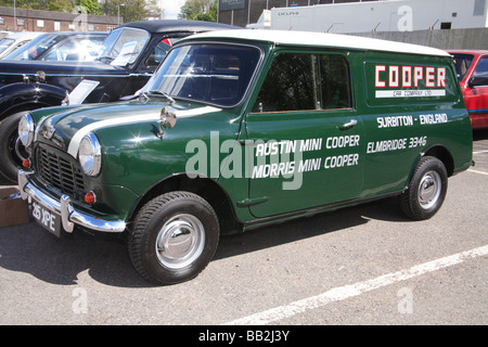 BMC Mini Cooper work van Stock Photo - Alamy