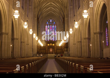 Interior of Duke Chapel Duke University Durham North Carolina Stock ...