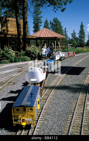 North America, USA, Oregon, Chiloquin. Train Mountain Railroad, World's ...