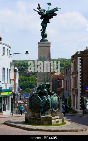 Lewes War Memorial, School Hill Lewes in East Sussex, England UK Stock ...