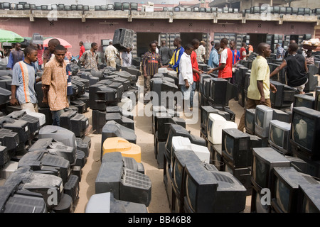 Computer market in Lagos, Nigeria Stock Photo - Alamy