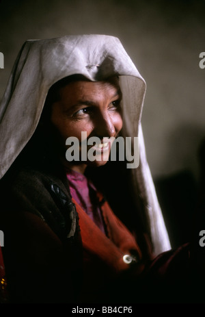 Wakhi woman in traditional dress, Sarhad, Wakhan Corridor, Afghanistan ...