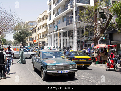 Africa, Senegal, Dakar. Capital city of Dakar. Typical horse cart Stock Photo - Alamy