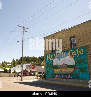 Roslyn Cafe Historic Roslyn Washington State USA Stock Photo - Alamy