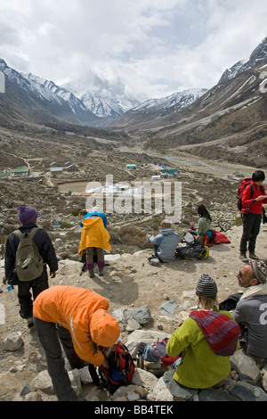 Bhojbasa (3792m). Gangotri National Park. Uttarakhand. India Stock ...