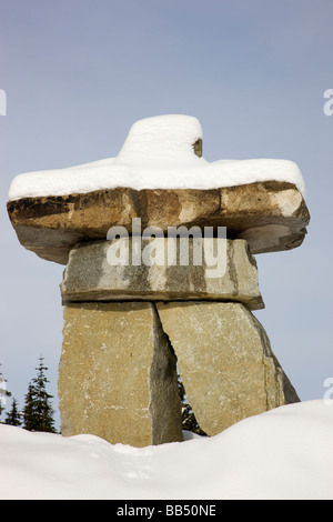 The Inukshuk, which is the symbol of the 2010 Olympic Games, on ...