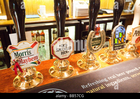 Beer pump label England UK United Kingdom GB Great Britain the reverand ...