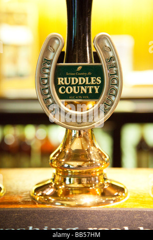 beer pump label badges Stock Photo - Alamy