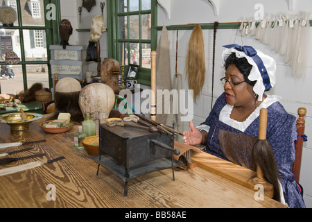 Wig Maker In Colonial Times
