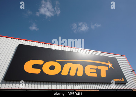Comet retail store at an out of town shopping centre Greenwich London ...