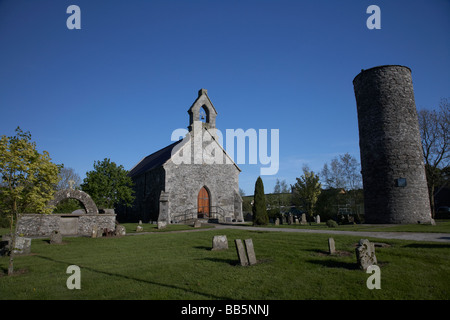 Inniskeen Church and Round Tower, County Monaghan, Ireland Stock Photo ...