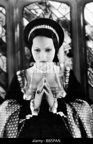 THE PRIVATE LIFE OF HENRY VIII, Merle Oberon as Anne Boleyn, 1933 Stock ...