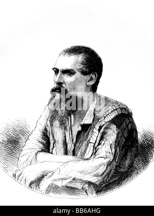 English Explorer and orientalist Richard Burton 1821 1890 Stock Photo ...