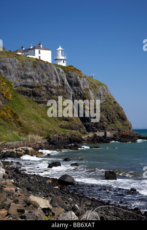 blackhead lighthouse and the whitehead to blackhead coastal path county ...